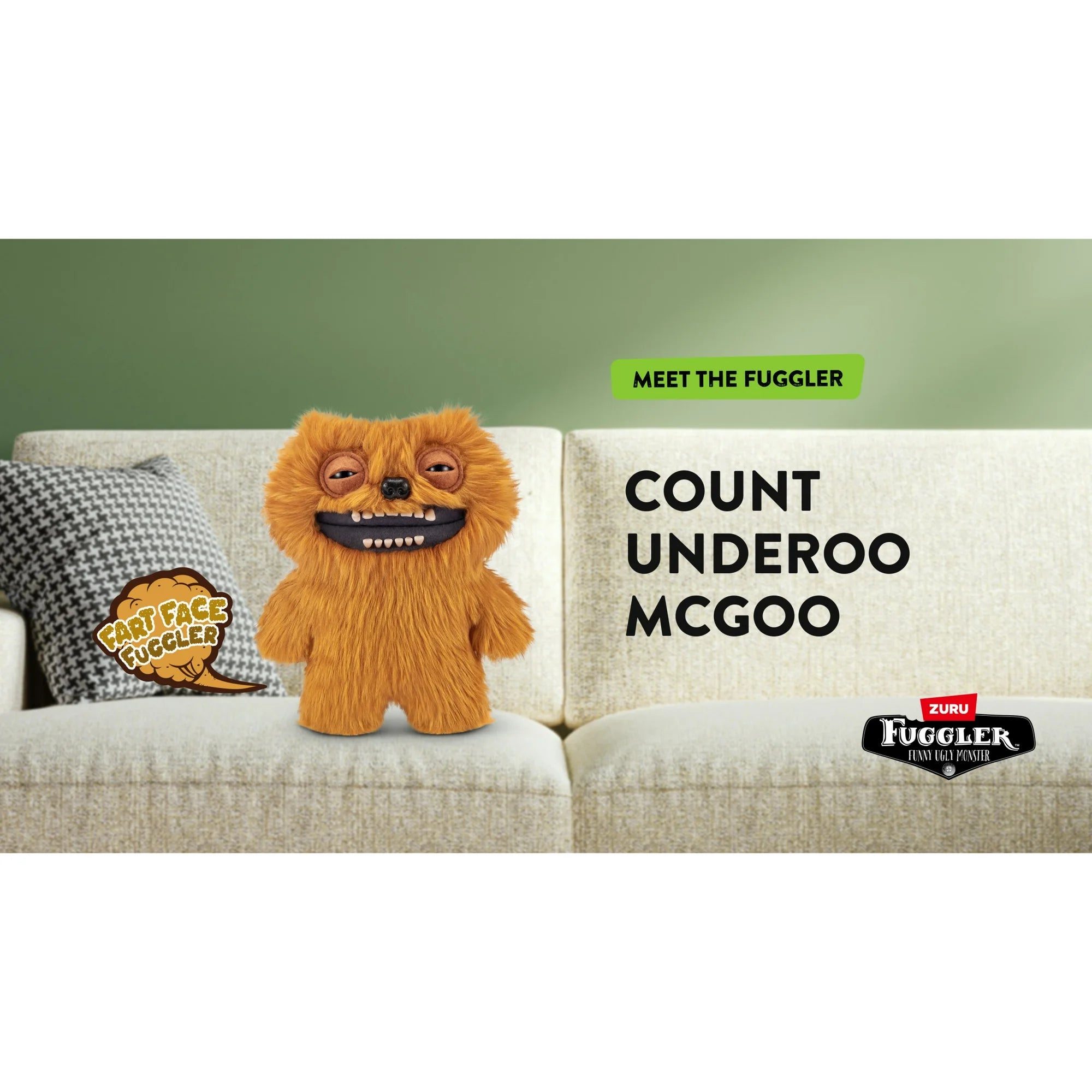 Zuru Fugglers 9 Inch Fart Face - Count Underoo McGoo – Owl and Goose Gifts