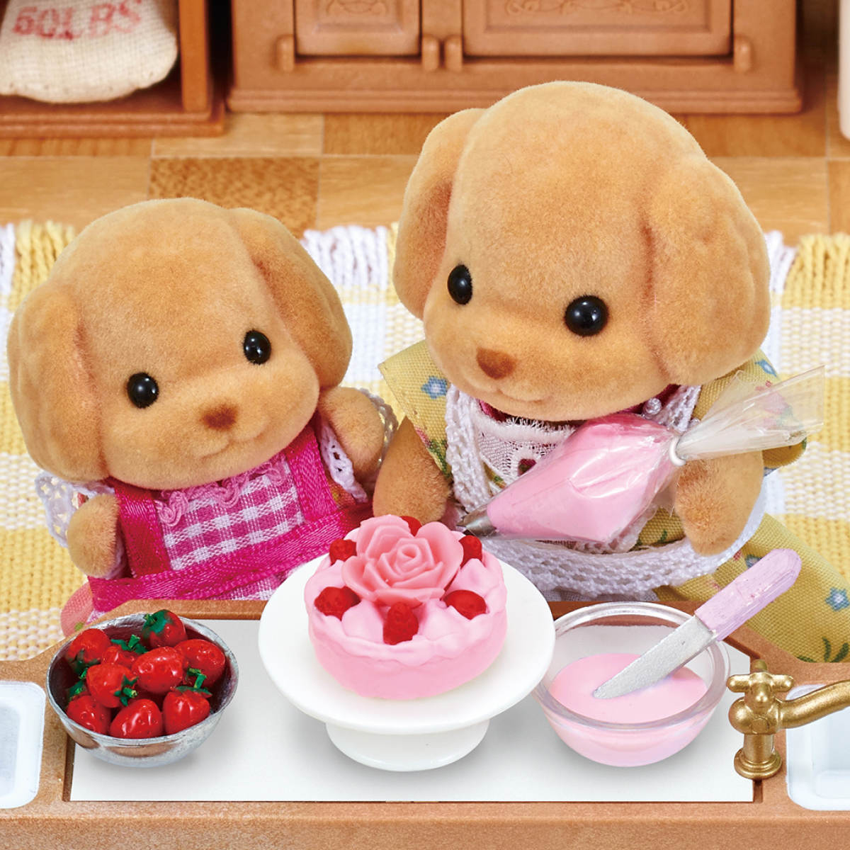 Calico Critters Toy Poodle Family - Owl & Goose Gifts