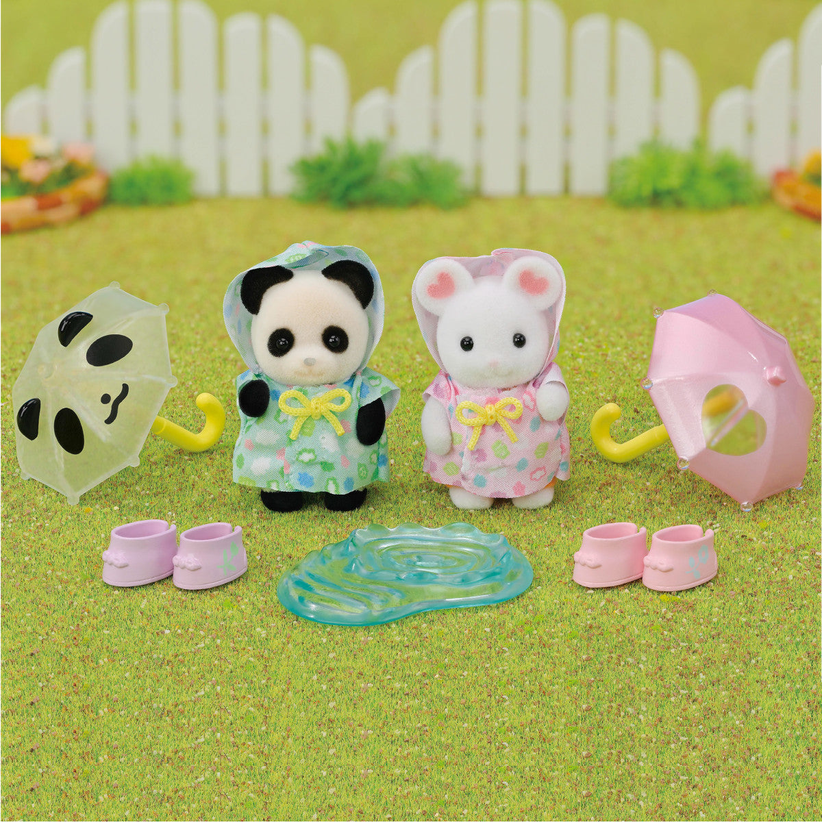 Calico Critters Nursery Friends Rainy Day Duo Set – Owl and Goose Gifts