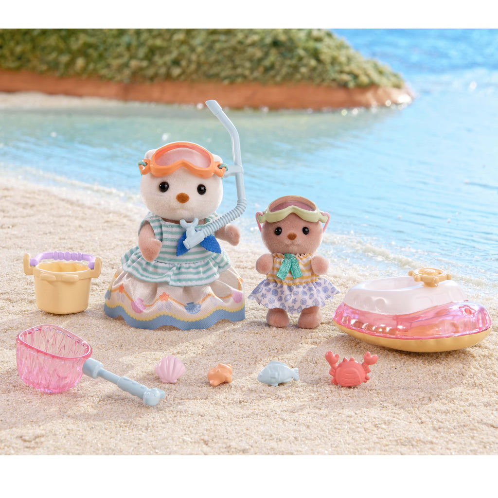 Calico Critters Sea Otter Snorkel Siblings Set - Owl & Goose Gifts