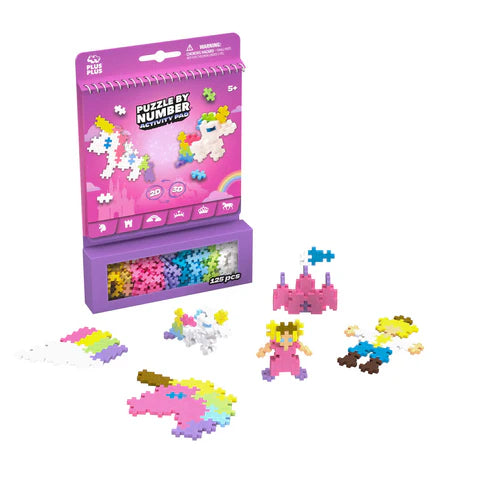 Plus Plus Puzzle By Number Activity Pad - Fairytale - 125 Piece – Owl ...