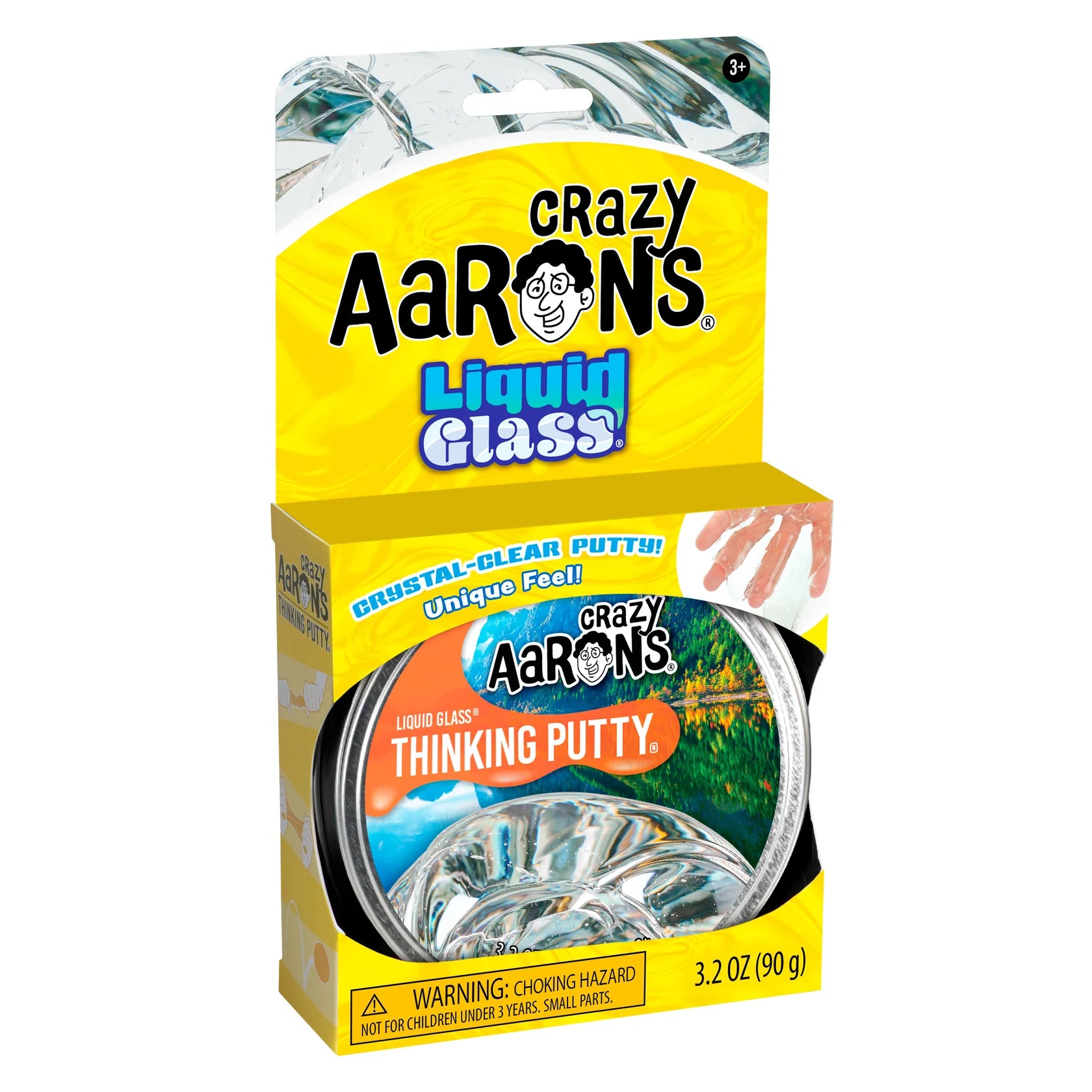 Crazy Aarons Liquid Glass Full Size 4 Inch Thinking Putty Tin – Owl and ...