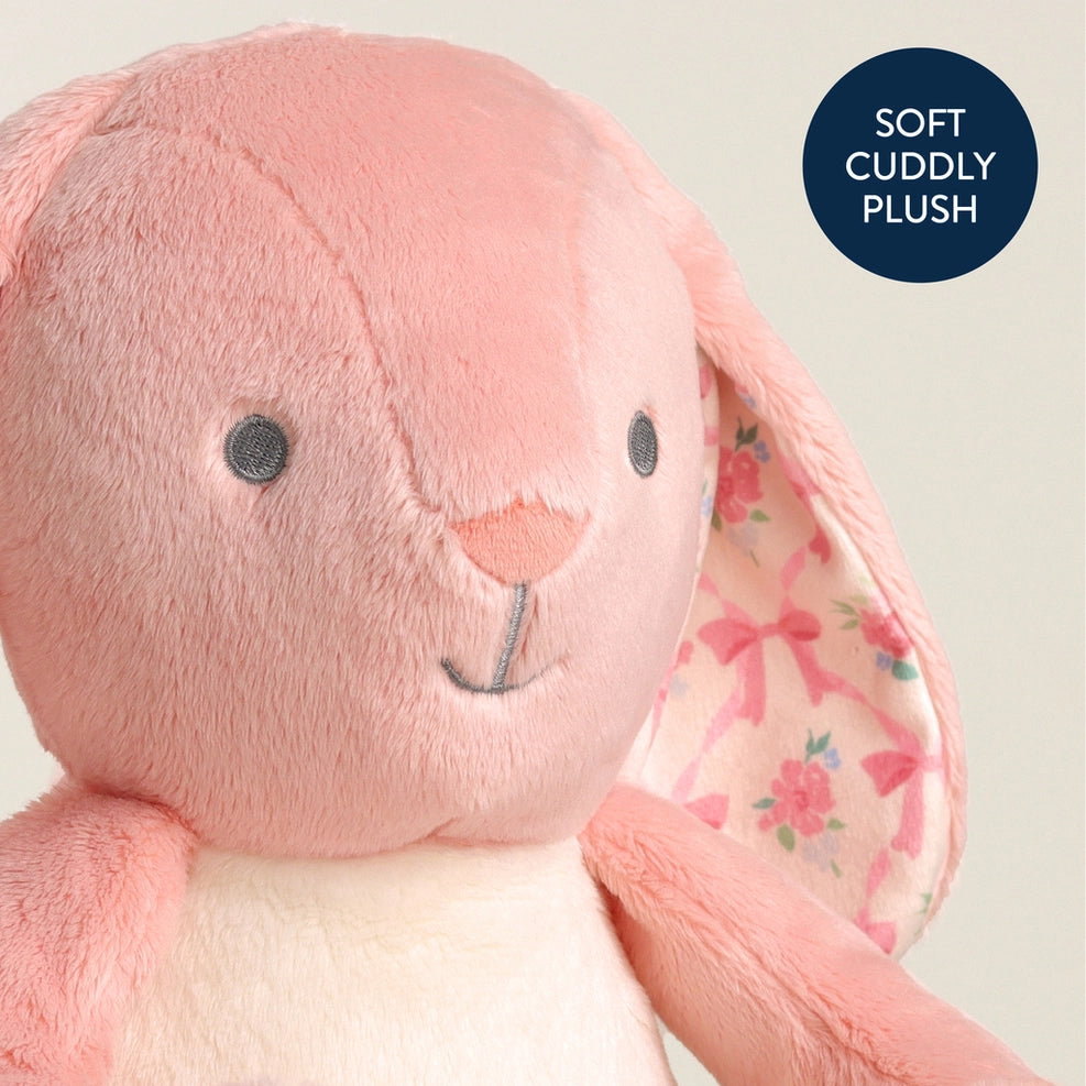 Itzy Ritzy Sweetie Snuggles™ Ana Pink Bunny Plush Toy – Owl and Goose Gifts