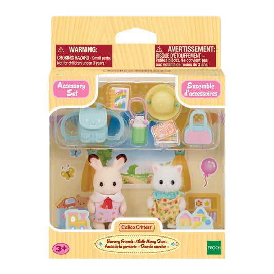 Calico Critters Nursery Friends Walk Along Duo Set – Owl and Goose Gifts