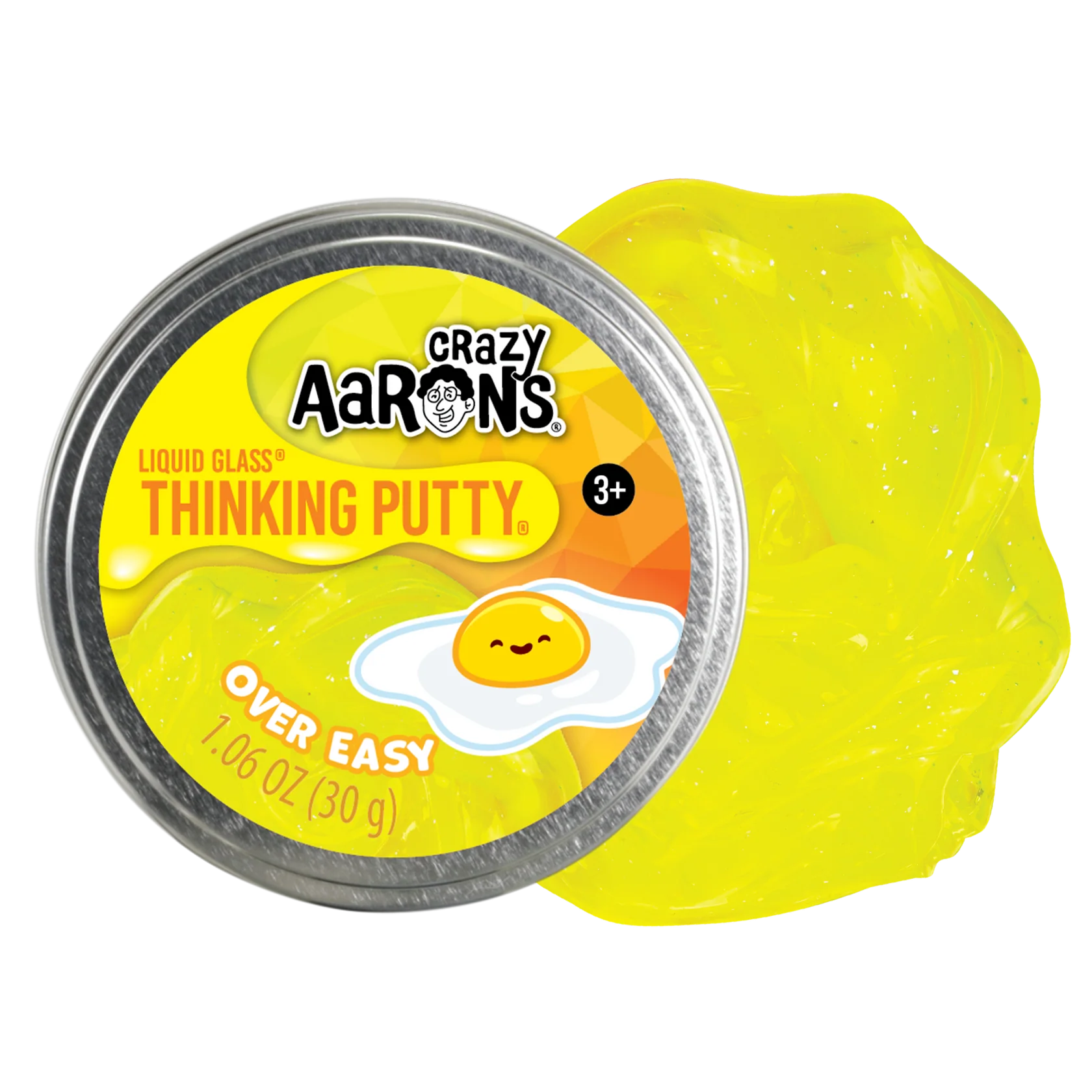 Crazy Aarons Over Easy Medium 2.75 Inch Thinking Putty Tin – Owl and ...