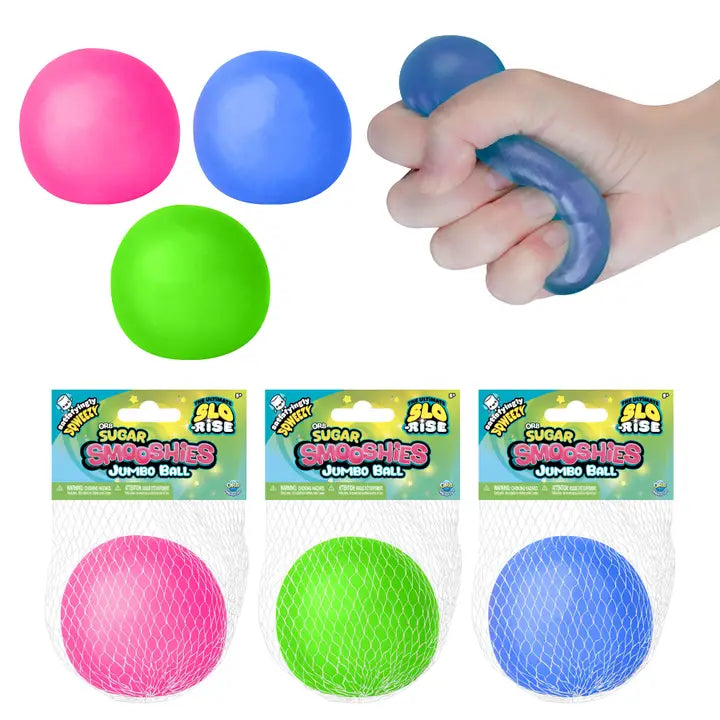 ORB Sugar Smooshies Squish Ball Sensory Fidget Toy – Owl and Goose Gifts