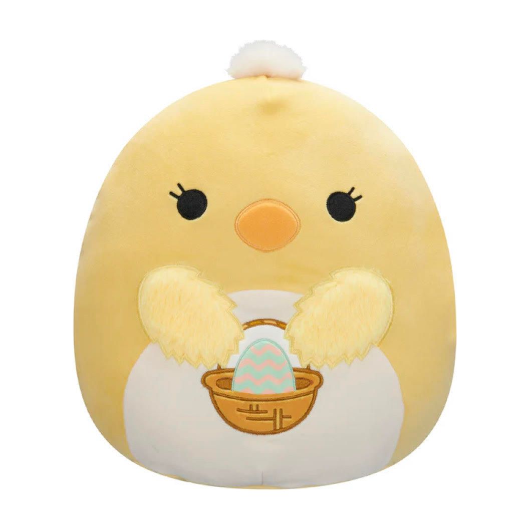 Squishmallow 8 Inch Aimee the Chick with Basket Easter Plush Toy - Owl ...