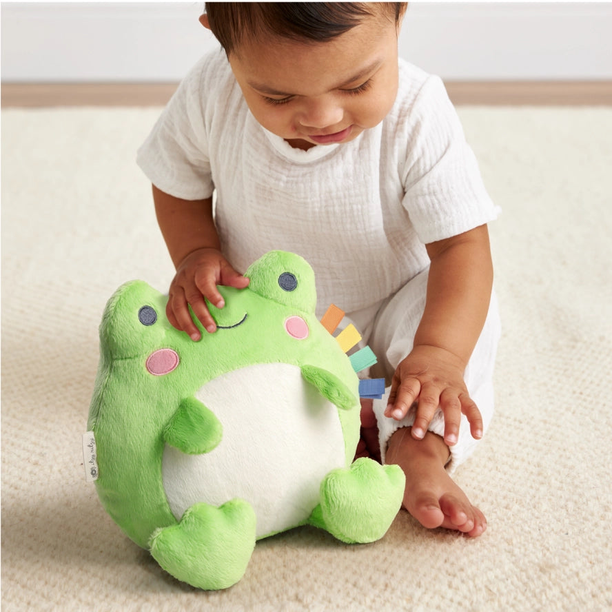 Itzy Ritzy Sweetie Snuggles™ Frog Plush Toy – Owl and Goose Gifts