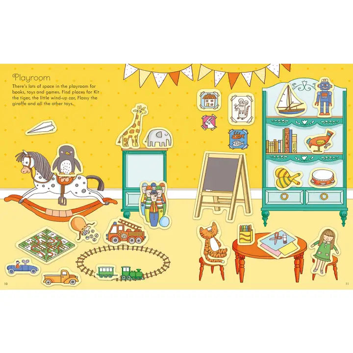 Usborne First Sticker Book - Dollhouse – Owl and Goose Gifts