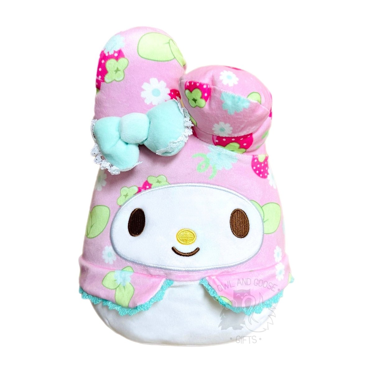 Squishmallow 8 Inch 50th Anniversary My Melody Strawberry Sanrio Plush Toy - Owl & Goose Gifts ...