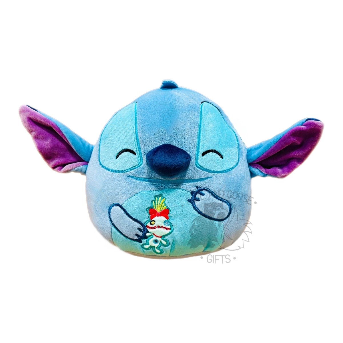 Squishmallow 8 Inch Stitch with Scrump Disney Plush Toy - Owl & Goose ...