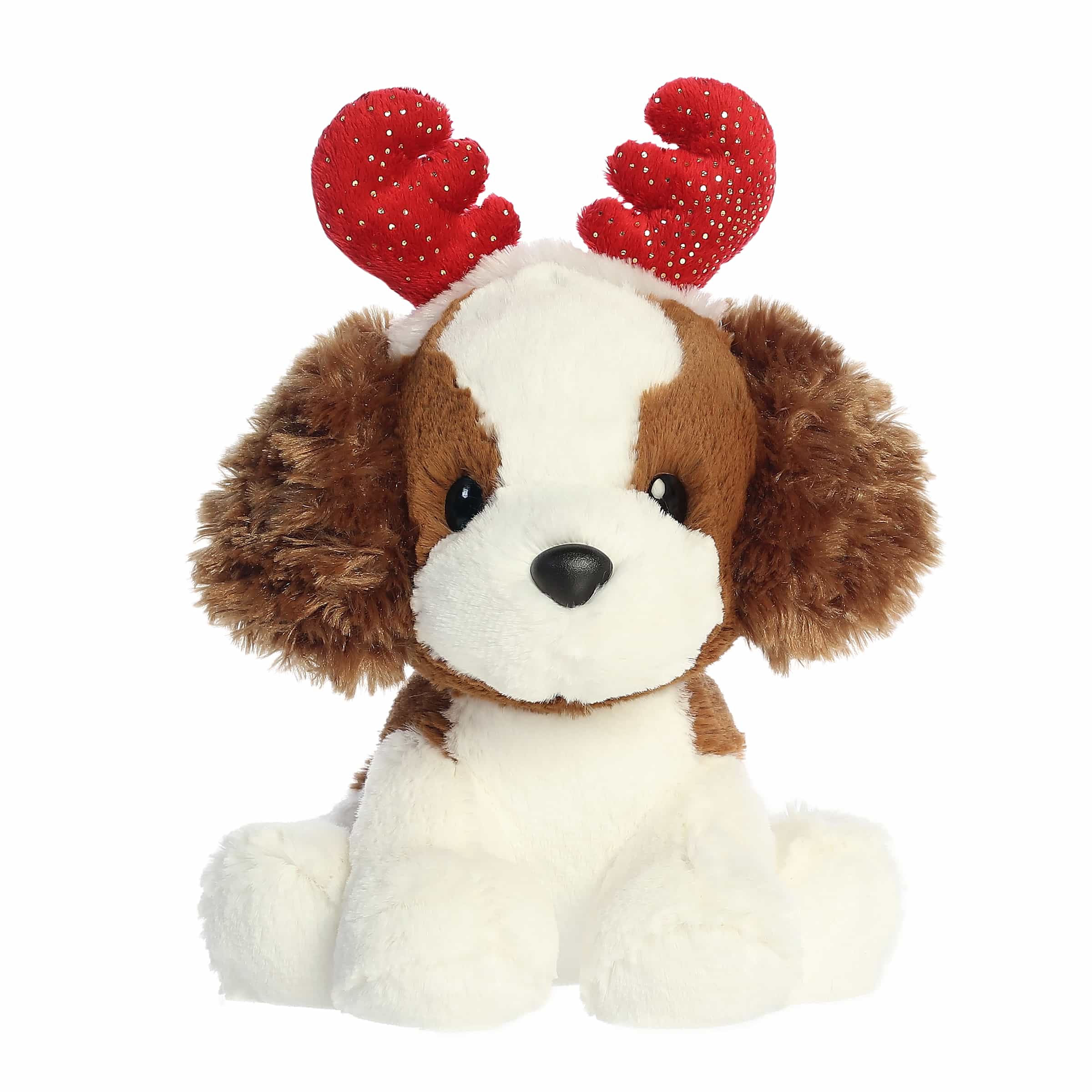 Aurora Plush 9 Inch Spencer Spaniel with Antlers Plush Toy – Owl and ...