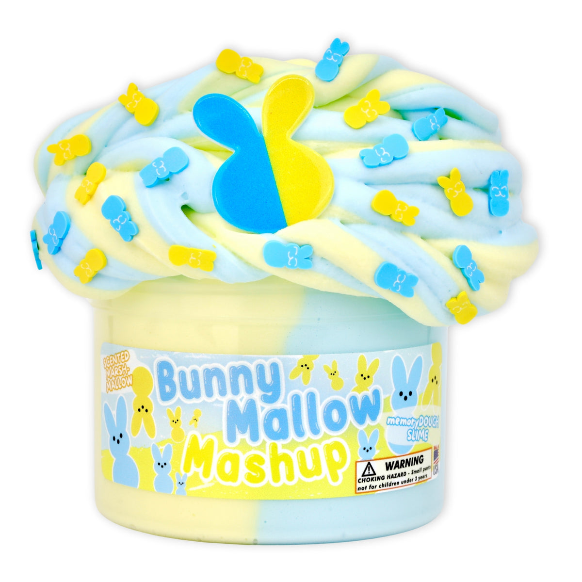 Dope Slimes 8 oz Bunny Mallow Mashup Easter Slime - Owl & Goose Gifts
