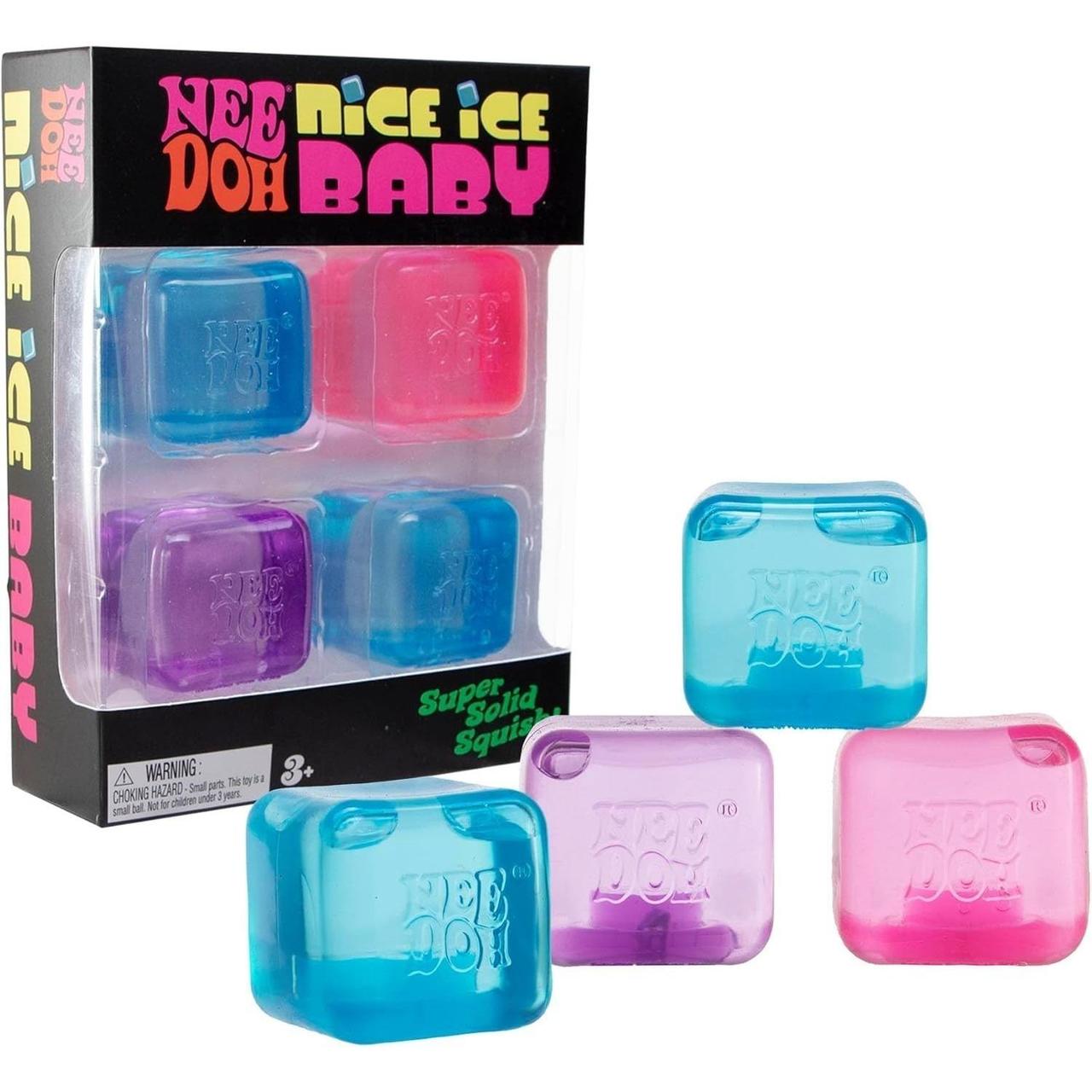 Nee Doh Nice Ice Baby 1.5 Inch Squish Ball Fidget Toy - Set of 4 – Owl ...