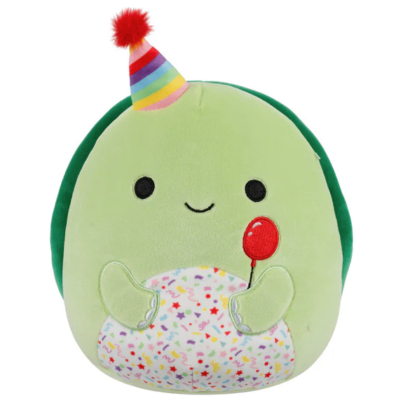 Squishmallow Turtle with Birthday Hat - Henry 5 Inch – Owl and Goose Gifts