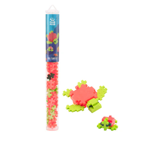 Plus Plus Tube Sea Turtle - 70 Piece Building Set – Owl and Goose Gifts