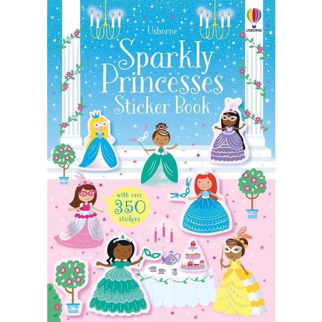 Usborne Sticker Book - Sparkly Princesses – Owl and Goose Gifts