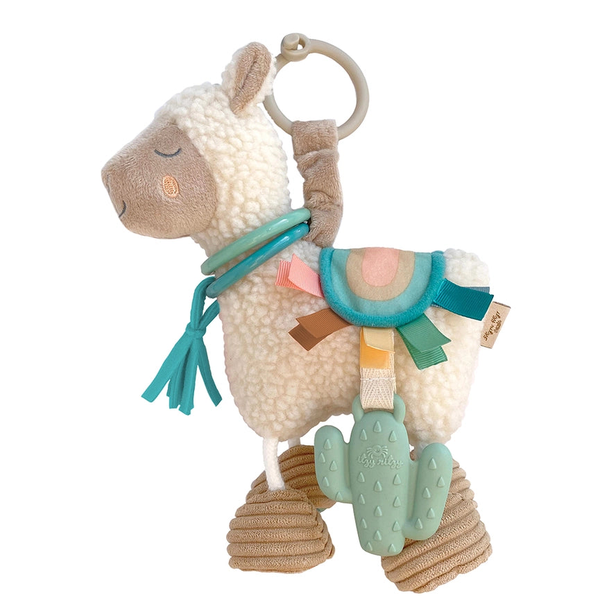 Itzy Ritzy Itzy Friends Link & Love™ Llama Activity Plush with Teether ...