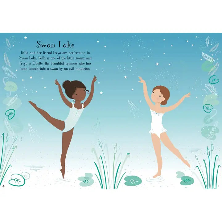 Usborne Little Sticker Dolly Dressing - Ballerina – Owl and Goose Gifts