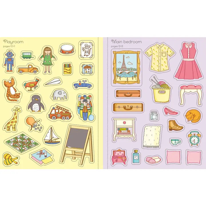 Usborne First Sticker Book - Dollhouse – Owl and Goose Gifts