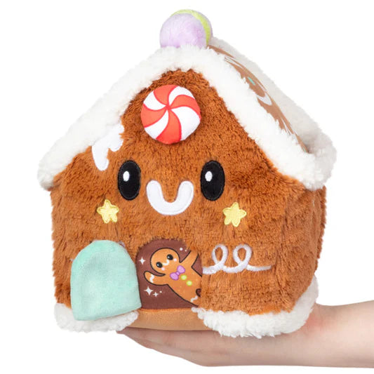 Squishable 9 Inch Mini Gingerbread House Plush Toy – Owl and Goose Gifts