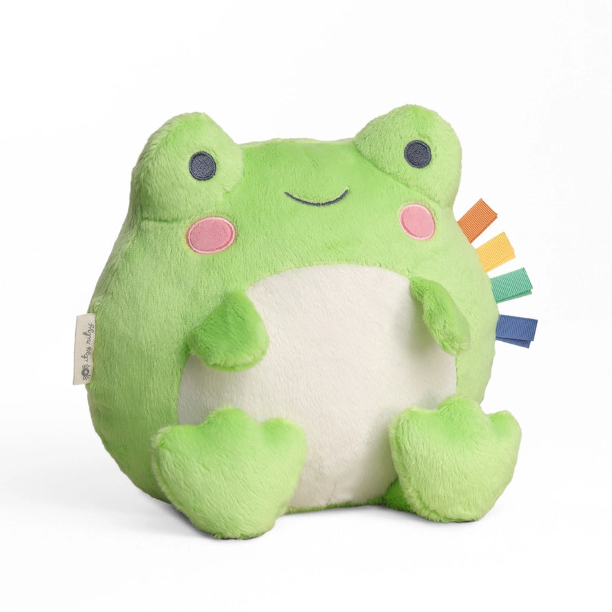 Itzy Ritzy Sweetie Snuggles™ Frog Plush Toy – Owl and Goose Gifts
