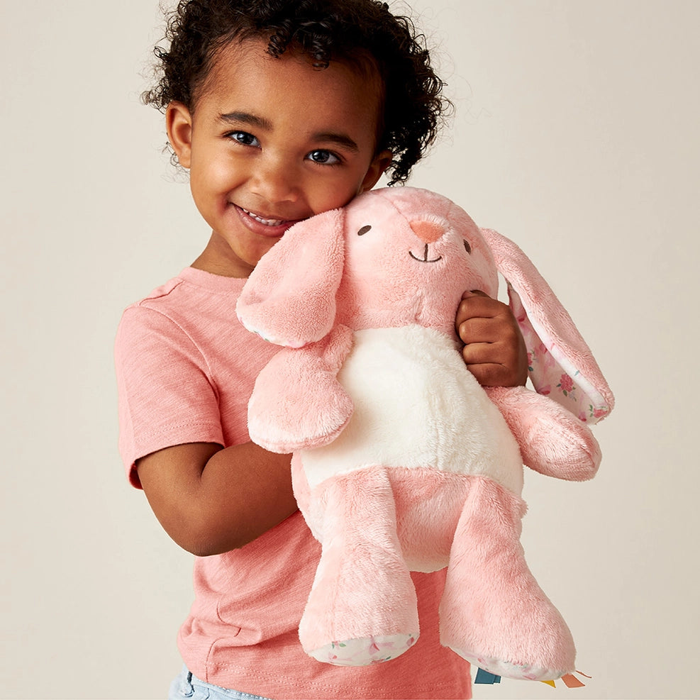 Itzy Ritzy Sweetie Snuggles™ Ana Pink Bunny Plush Toy – Owl and Goose Gifts