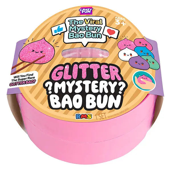 RMS/Crazy Fun Official Glitter Mystery Bao Bun Dumpling - Sensory Fidg ...