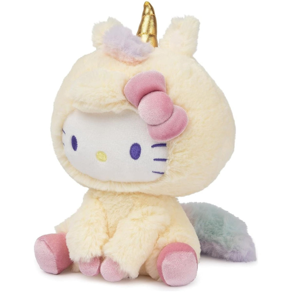 Sanrio 6 Inch Hello Kitty Unicorn Plush Toy by GUND - Owl & Goose Gifts