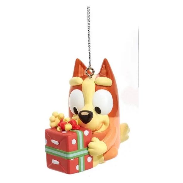 Bluey and Friends 3" Character Christmas Ornament - BINGO WITH PRESENT ...