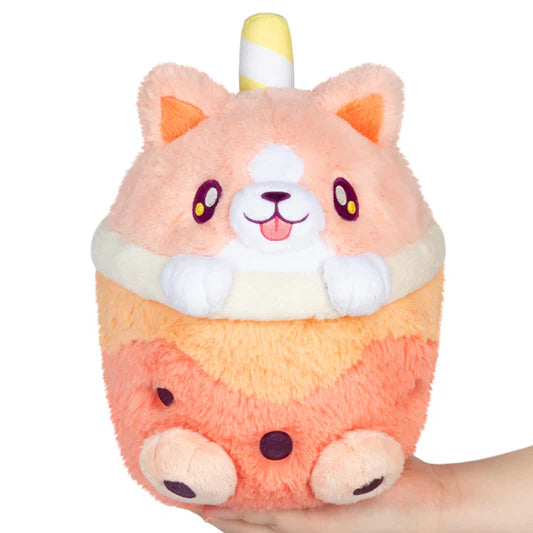 Squishable 10 Inch Mini Corgi Bubble Tea Plush Toy – Owl and Goose Gifts