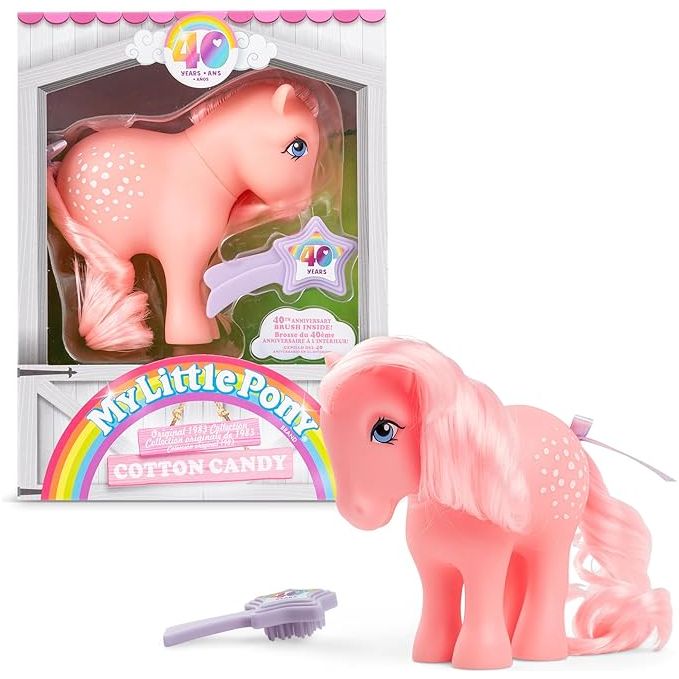My Little Pony 40th Anniversary Original Ponies - Cotton Candy - Owl ...