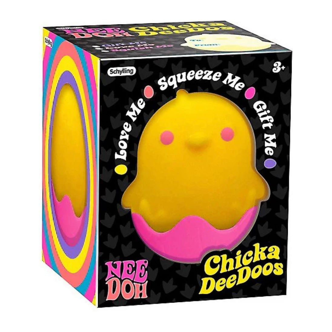 Nee Doh Bunnies & Chicks 2.5 Inch Easter Squish Ball Fidget Toy - Owl ...