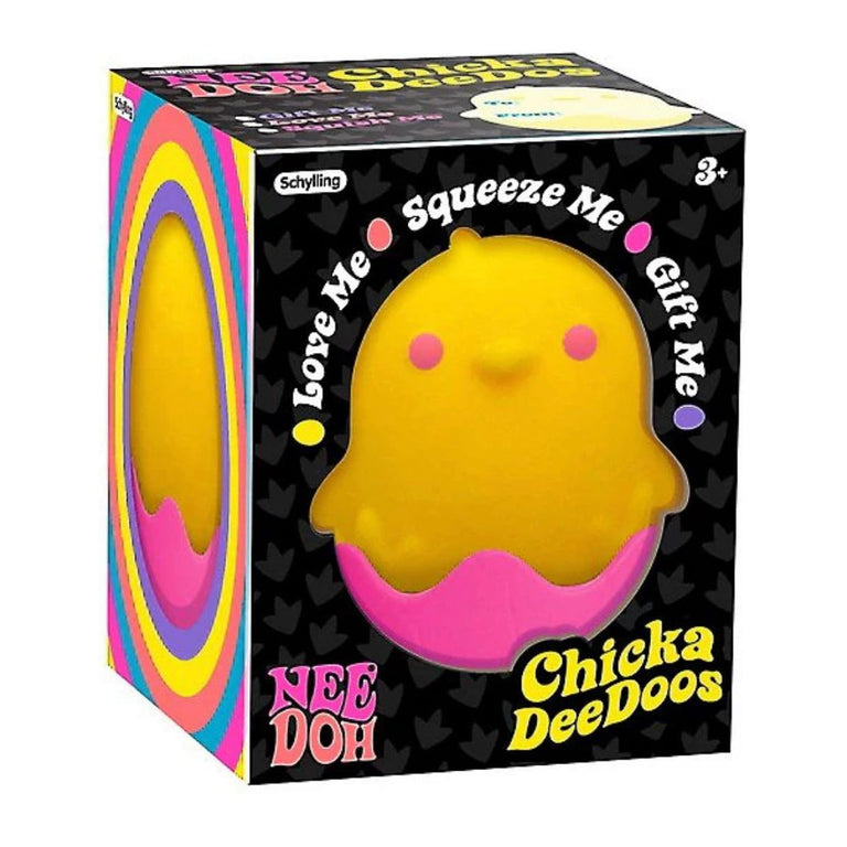 Nee Doh Bunnies & Chicks 2.5 Inch Easter Squish Ball Fidget Toy - Owl ...