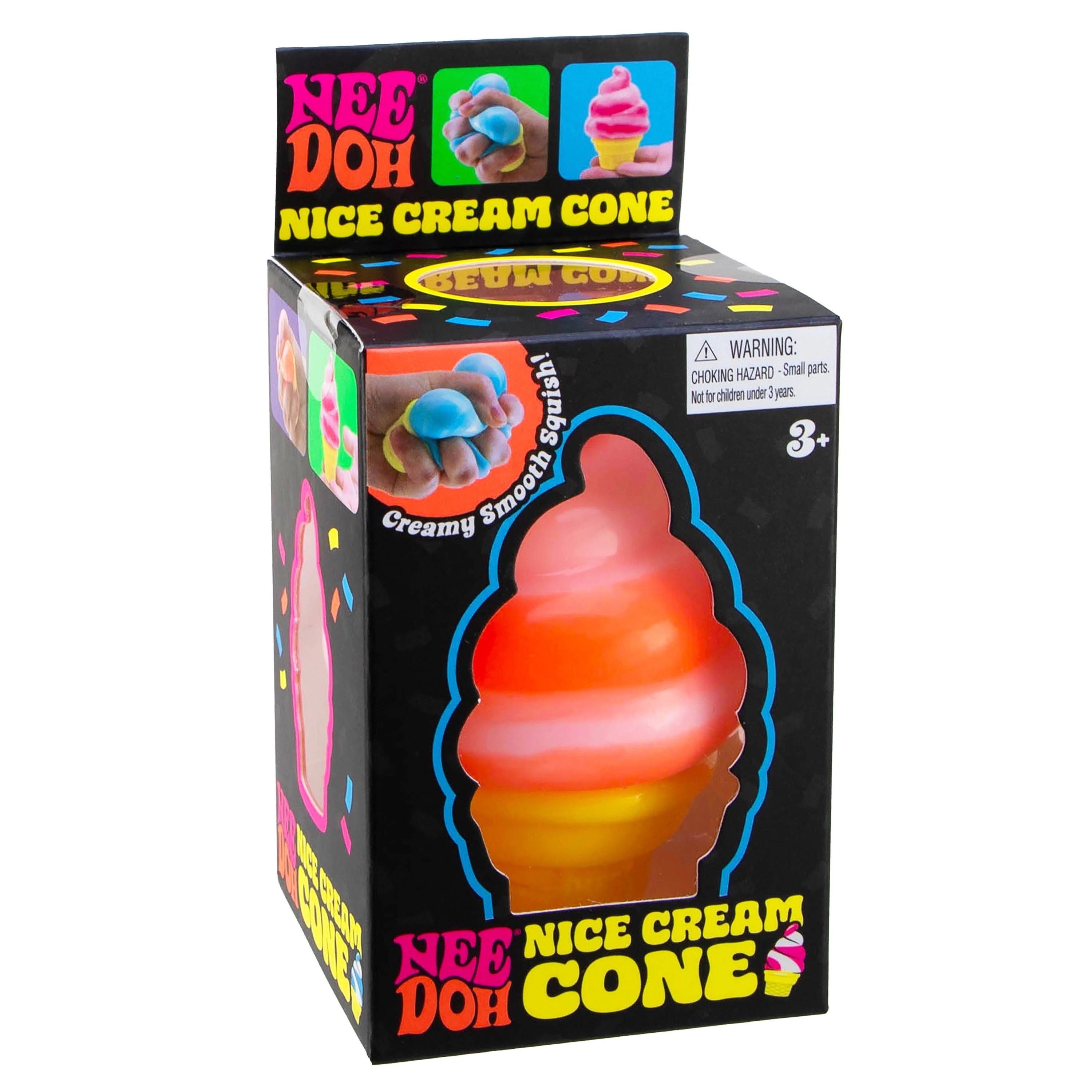 Nee Doh Nice Cream Cone - 3.5" Sensory Fidget Toy – Owl and Goose Gifts