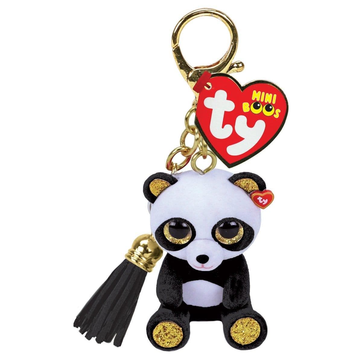 Ty Mini Boos 2.5 Inch Chi the Panda Clip - Owl & Goose Gifts