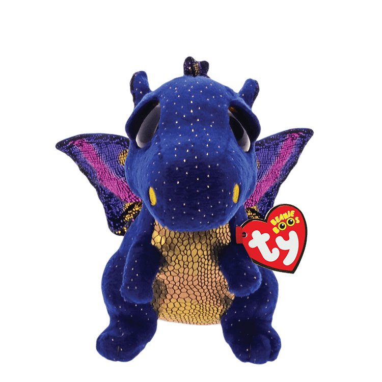Ty Beanie Boos 6 Inch Saffire the Dragon Plush Toy - Owl & Goose Gifts ...