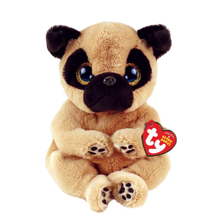 Ty Beanie Bellies 8 Inch Izzy the Pug Plush Toy - Owl & Goose Gifts ...