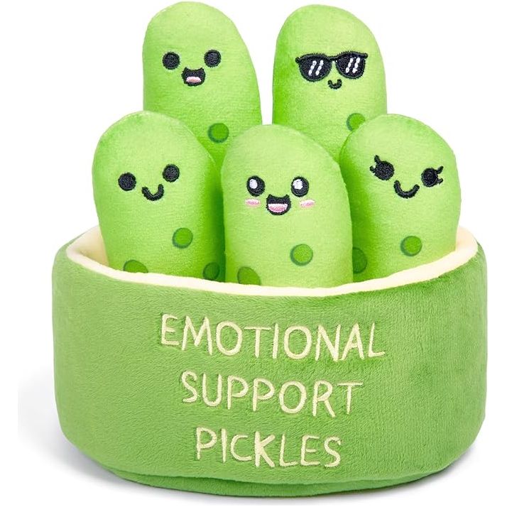 Emotional Support Pickles Set of 5 Plush Toys by What Do You Meme - Owl ...