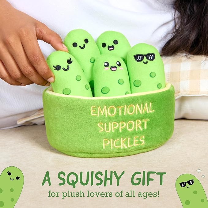 Emotional Support Pickles Set of 5 Plush Toys by What Do You Meme - Owl ...