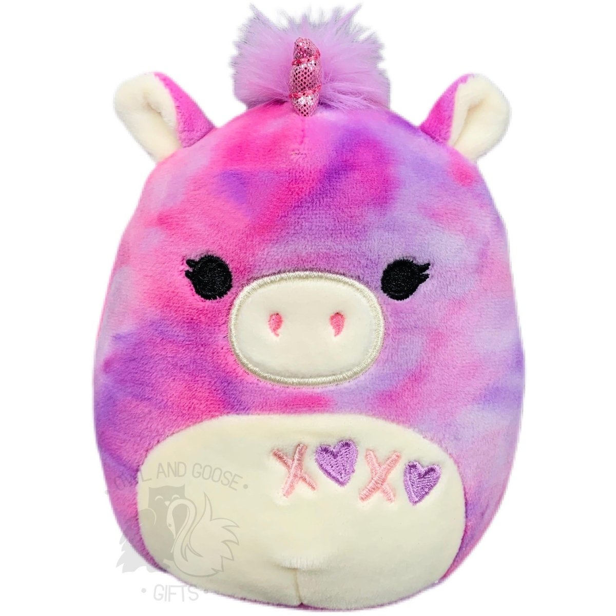Squishmallow 5 Inch Lola the Unicorn Valentine Plush Toy - Owl & Goose ...