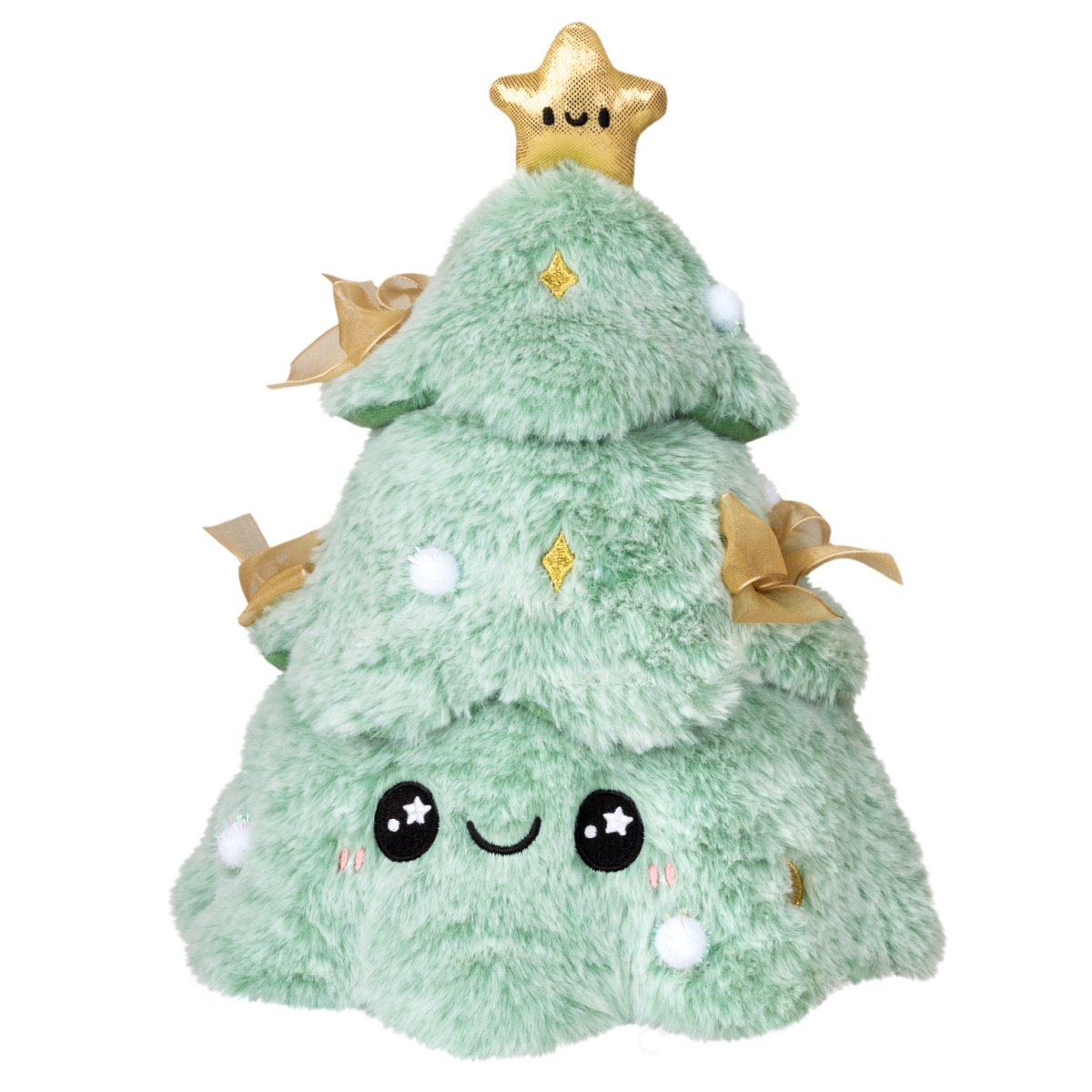 Squishable 9 Inch Mini Flocked Christmas Tree Plush Toy - Owl & Goose ...